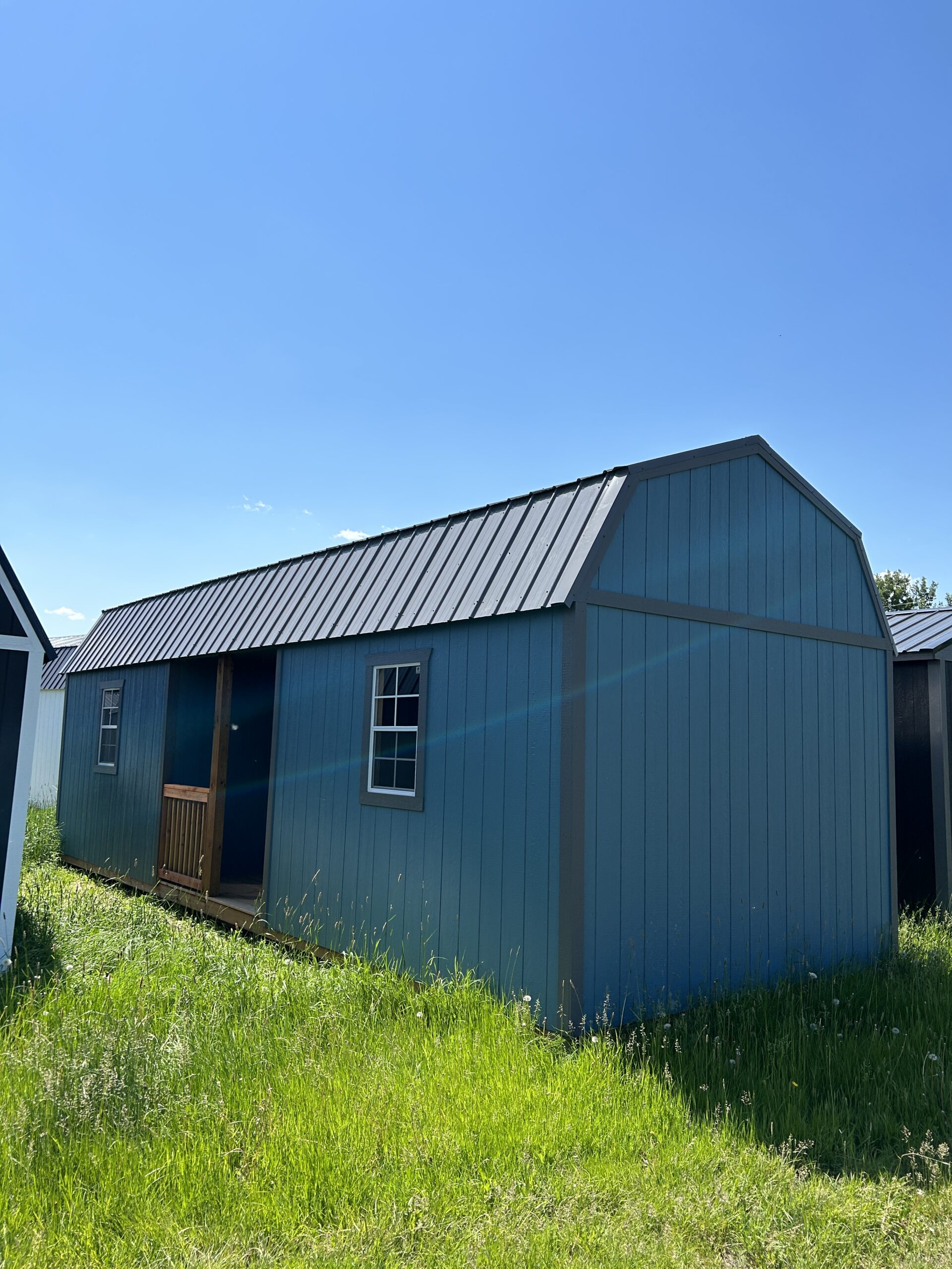 12x32ft Centre Lofted Barn Cabin – KGH Buildings | Portable Buildings ...